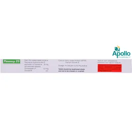 Panazep 25 Tablet | Uses, Side Effects, Price | Apollo Pharmacy