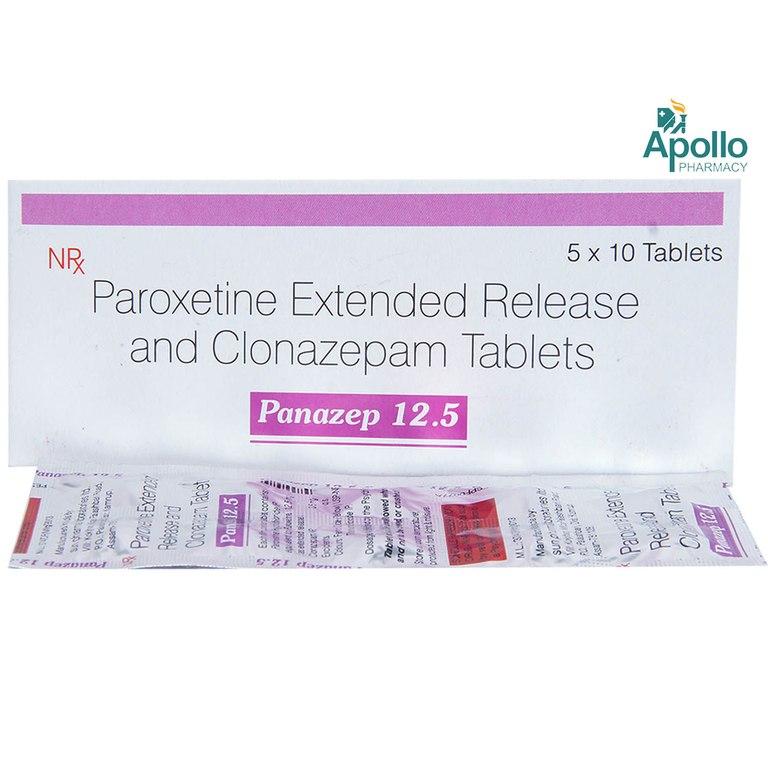 Panazep 12.5 Tablet 10's Price, Uses, Side Effects, Composition ...