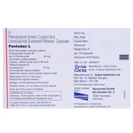 Pantodac L Capsule | Uses, Side Effects, Price | Apollo Pharmacy