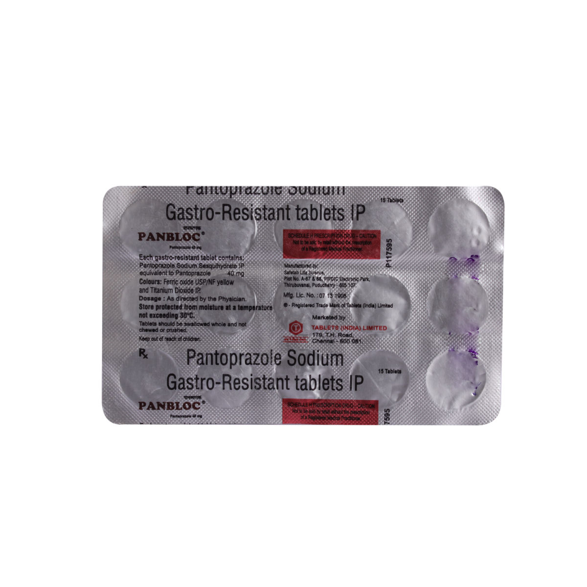 Panbloc Tablet 15's Price, Uses, Side Effects, Composition - Apollo ...