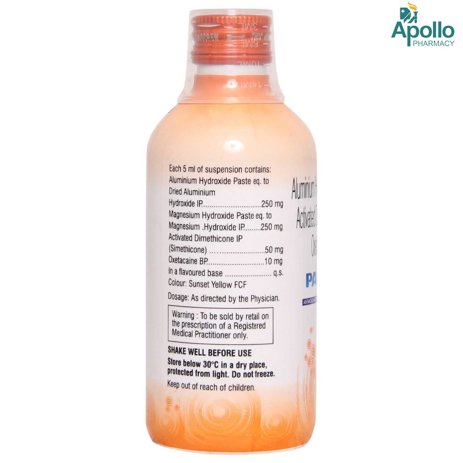 PAN MPS O Sugar Free Suspension 200 ml Price, Uses, Side Effects ...