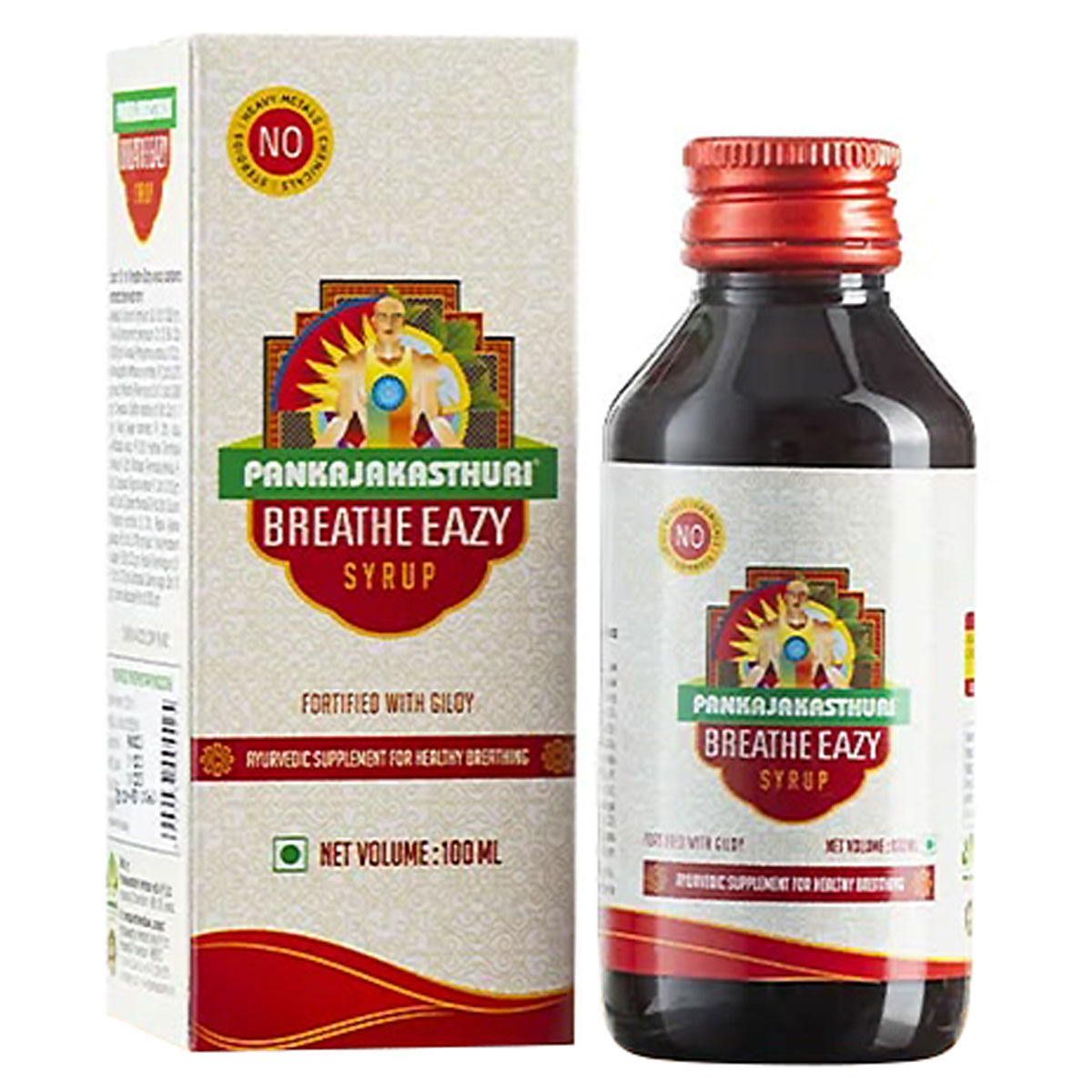 Buy Pankajakasthuri Breathe Eazy Syrup, 100 ml | 19 Minutes Delivery ...
