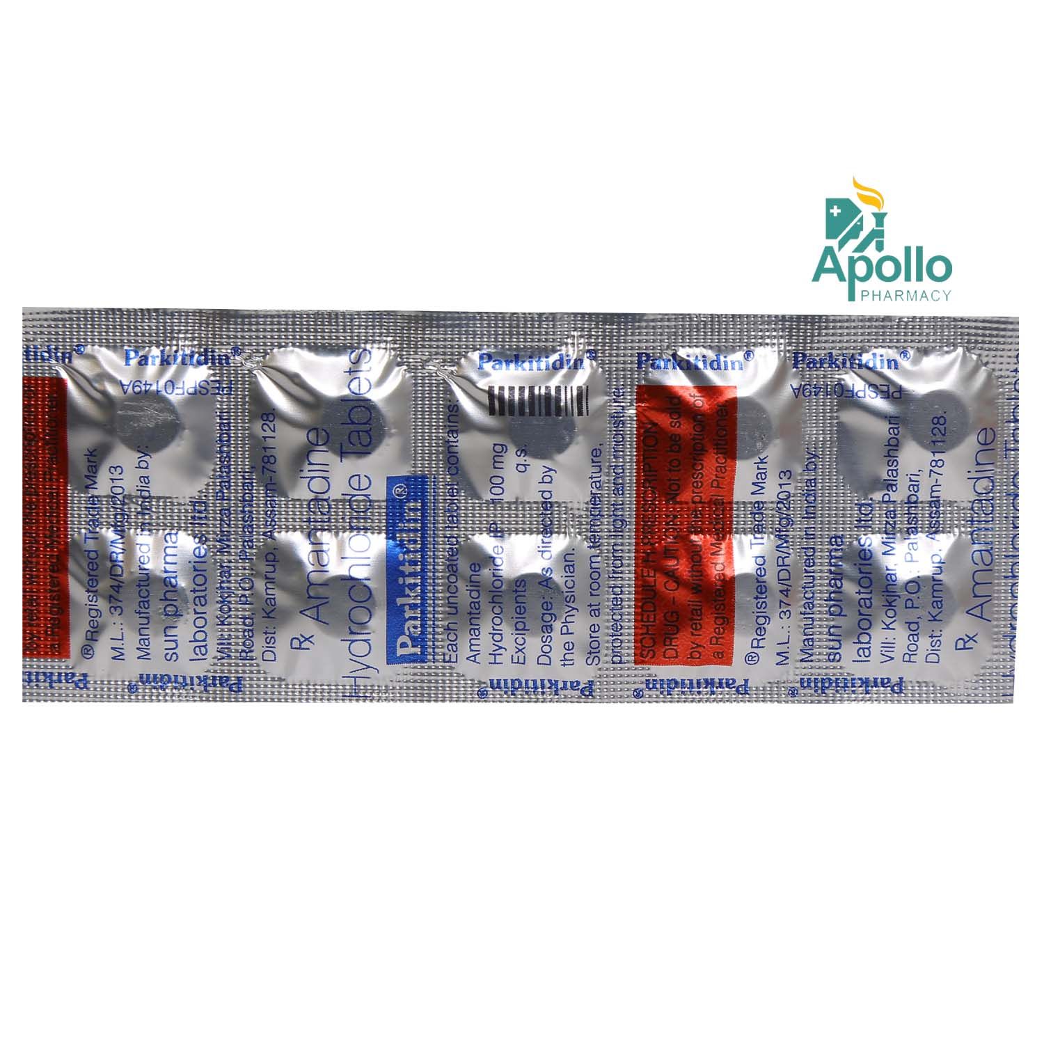Parkitidin Tablet 10's Price, Uses, Side Effects, Composition - Apollo ...