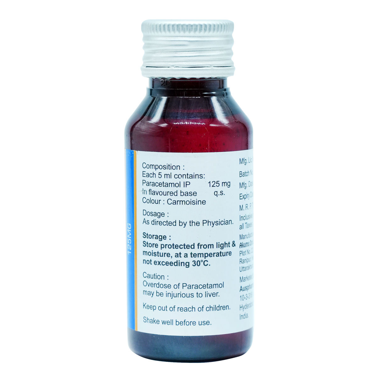 Parasyp 125 Oral Suspension 60 ml Price, Uses, Side Effects ...