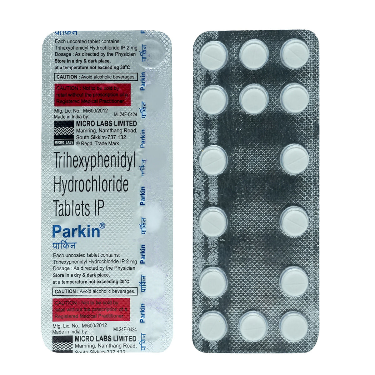 Parkin 2 mg Tablet 15's Price, Uses, Side Effects, Composition - Apollo ...