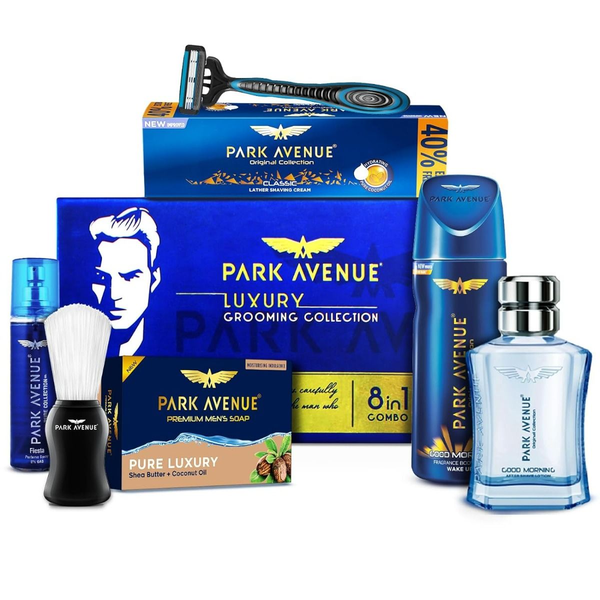 Buy Park Avenue Luxury Grooming Kit 8-In-1 Combo Pack | 19 Minutes ...
