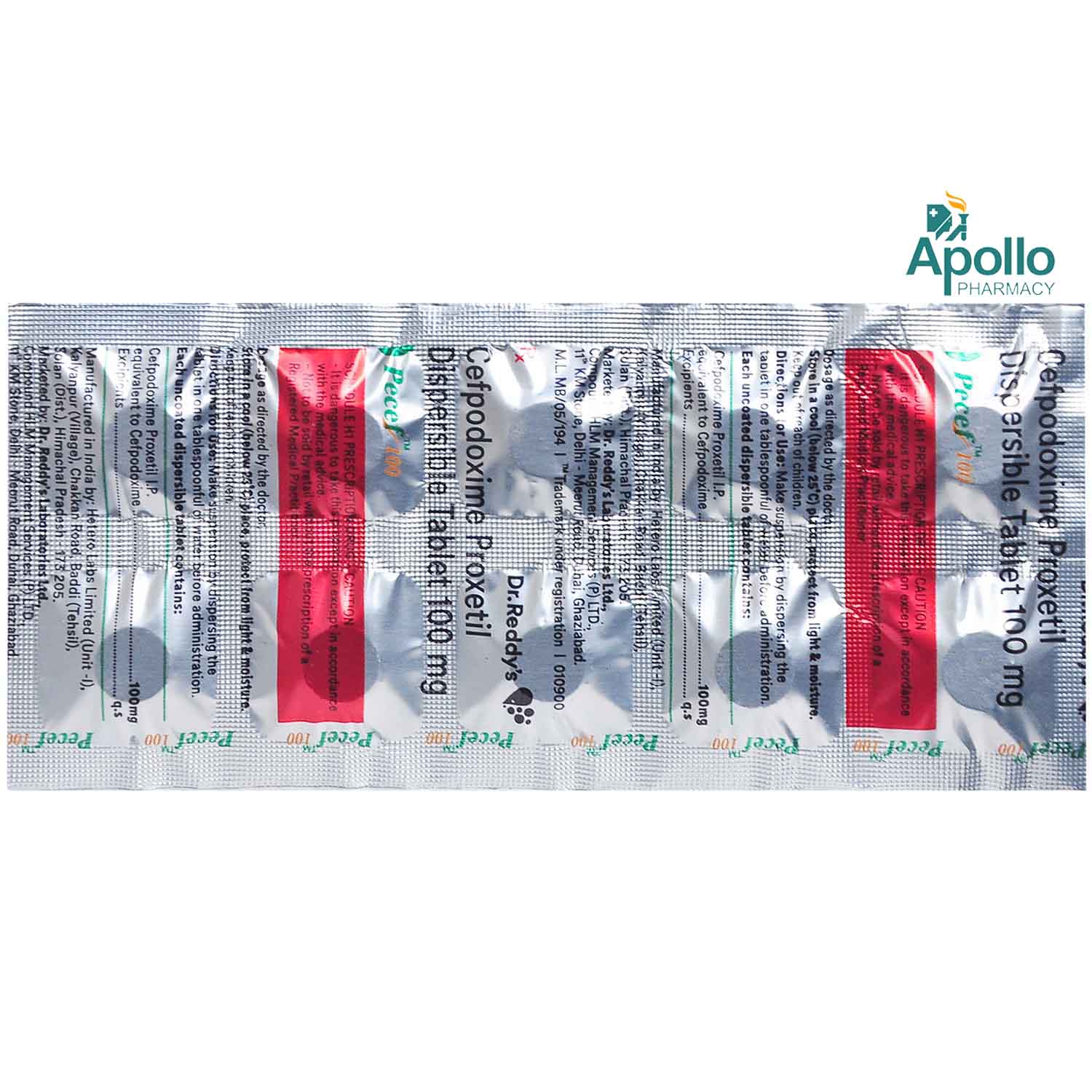 Pecef 100 mg Tablet 10's Price, Uses, Side Effects, Composition ...