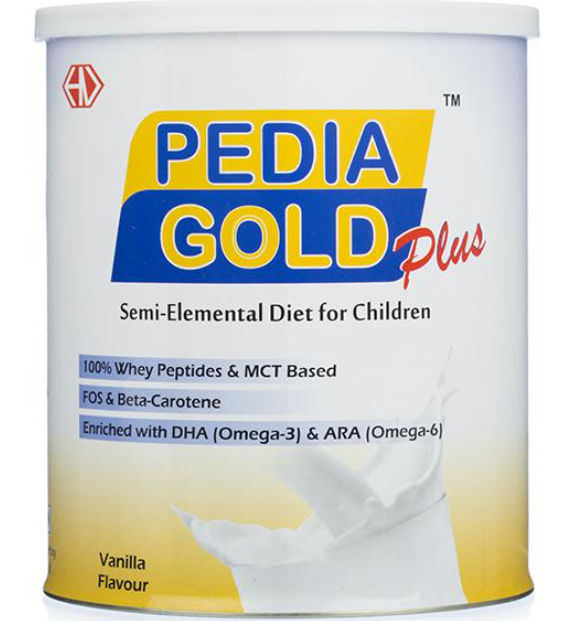 Pedia Gold Plus Vanilla Flavour Powder, 400 gm Price, Uses, Side ...