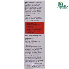 Pentab 40 mg Injection | Uses, Side Effects, Price | Apollo Pharmacy