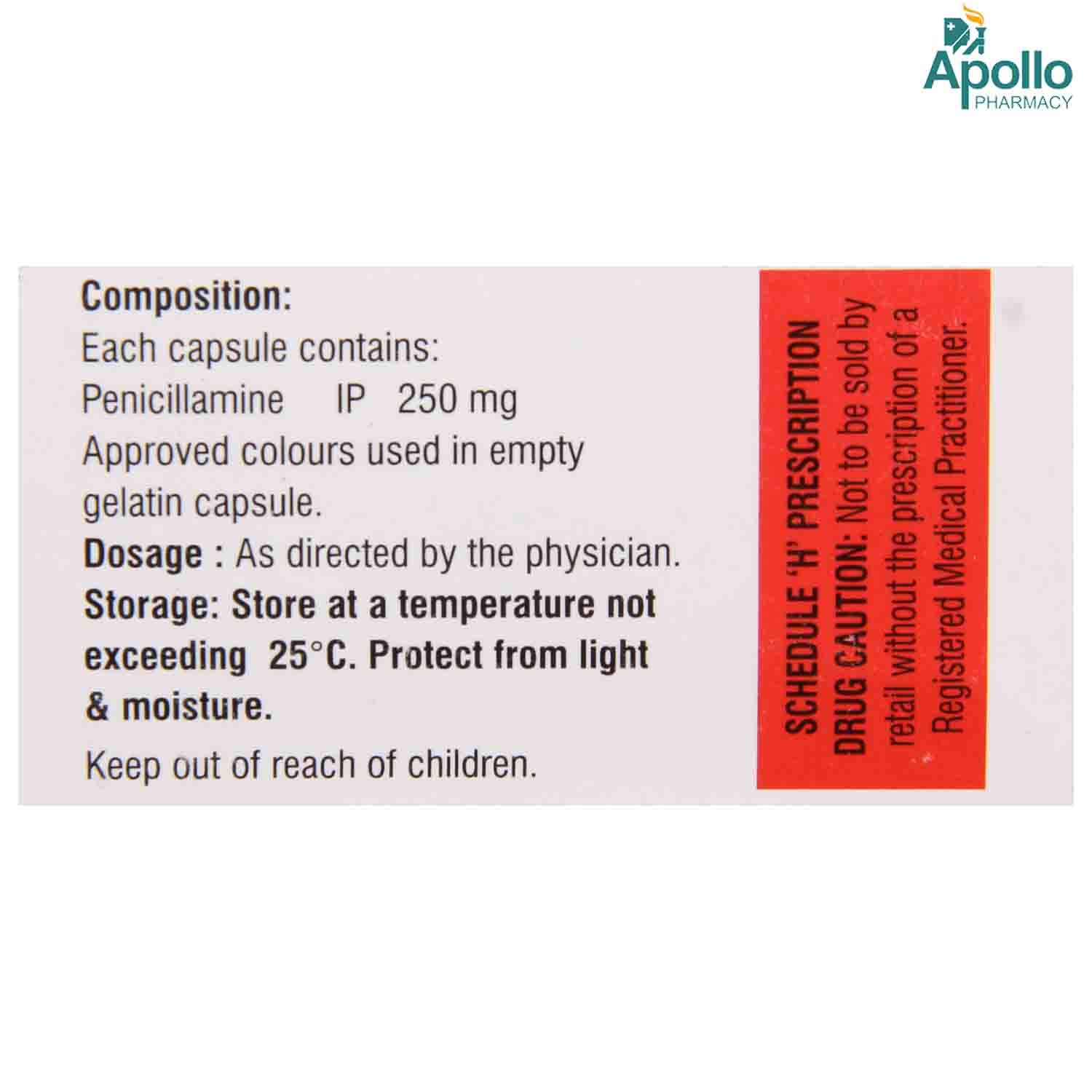 Penicitin Capsule 10's Price, Uses, Side Effects, Composition - Apollo ...