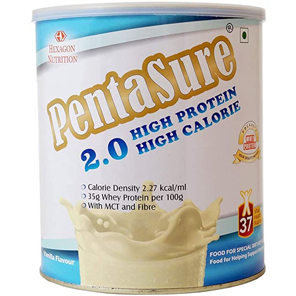 Pentasure 2.0 Vanilla Flavour High Protein Powder, 1 Kg Price, Uses ...