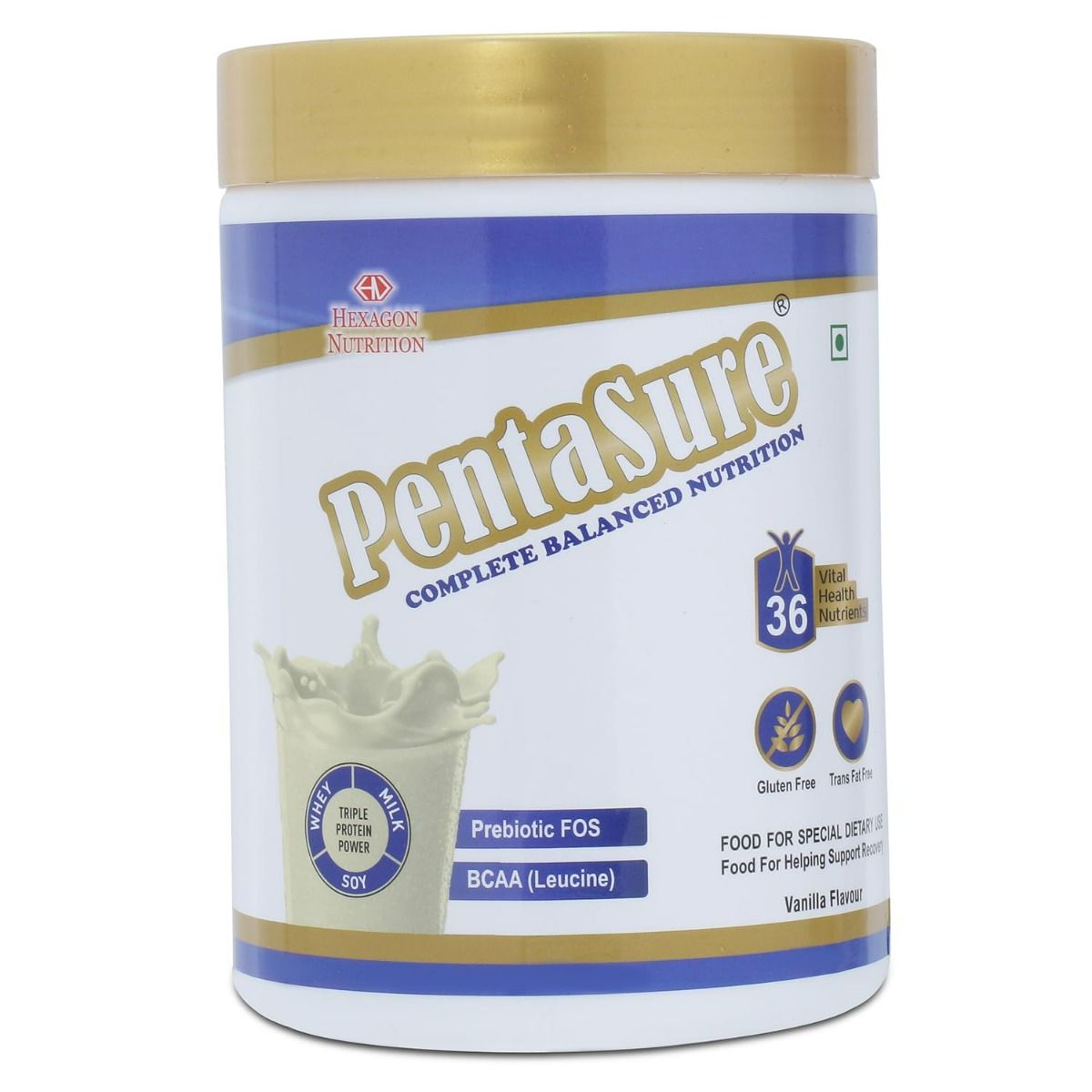 Buy Pentasure Vanilla Flavour Nutritional Powder, 1 kg | 19 Minutes ...