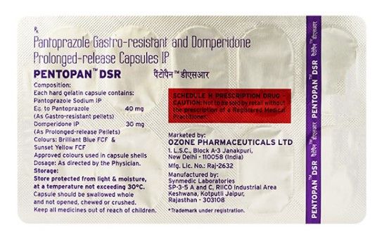 Pentopan DSR Capsule 10's Price, Uses, Side Effects, Composition ...