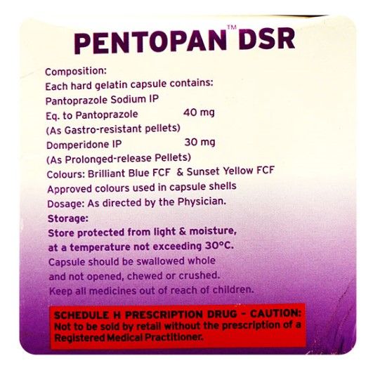Pentopan DSR Capsule | Uses, Side Effects, Price | Apollo Pharmacy