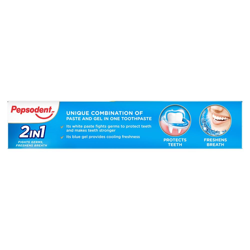 Buy Pepsodent 2 in 1 Germ Fighting Formula Toothpaste, 150 gm | 19 ...