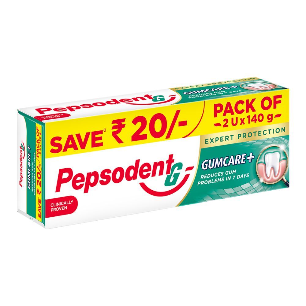 Pepsodent Expert Protection Gum Care+ Toothpaste, 280 gm (2 x 140 gm ...