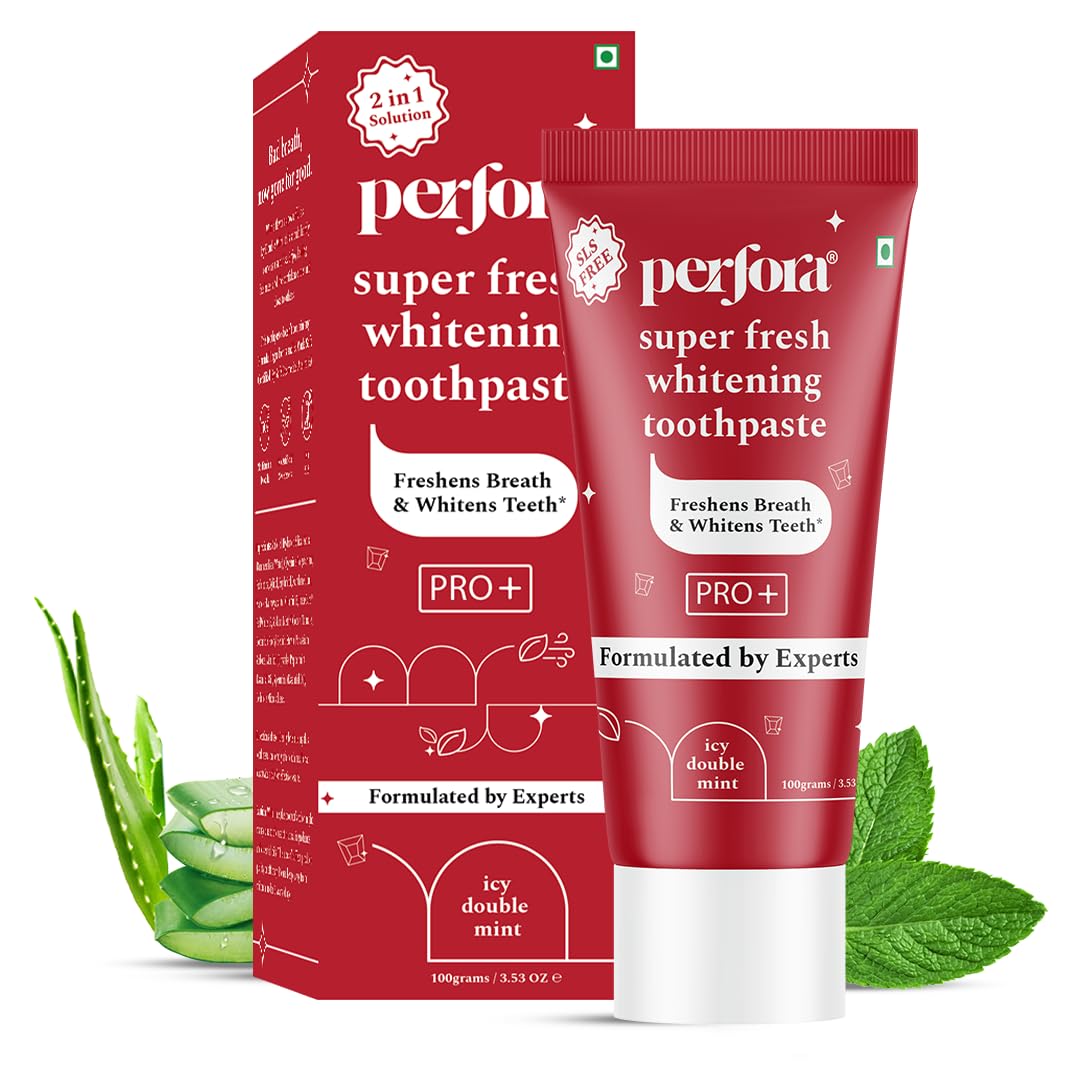 Buy Perfora Super Fresh Whitening Toothpaste 100 gm | 19 Minutes ...