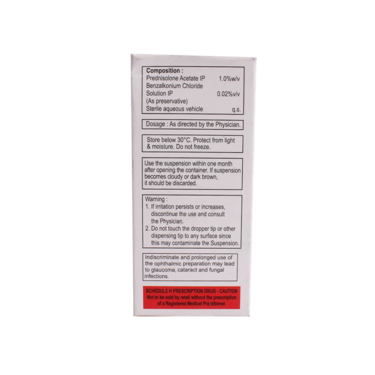 Pesilone 1% Eye Drops 10 ml Price, Uses, Side Effects, Composition ...