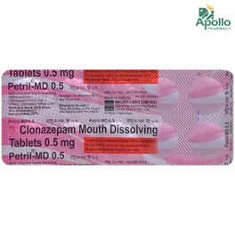 Petril Md 0.5Mg Tablet | Uses, Side Effects, Price | Apollo Pharmacy