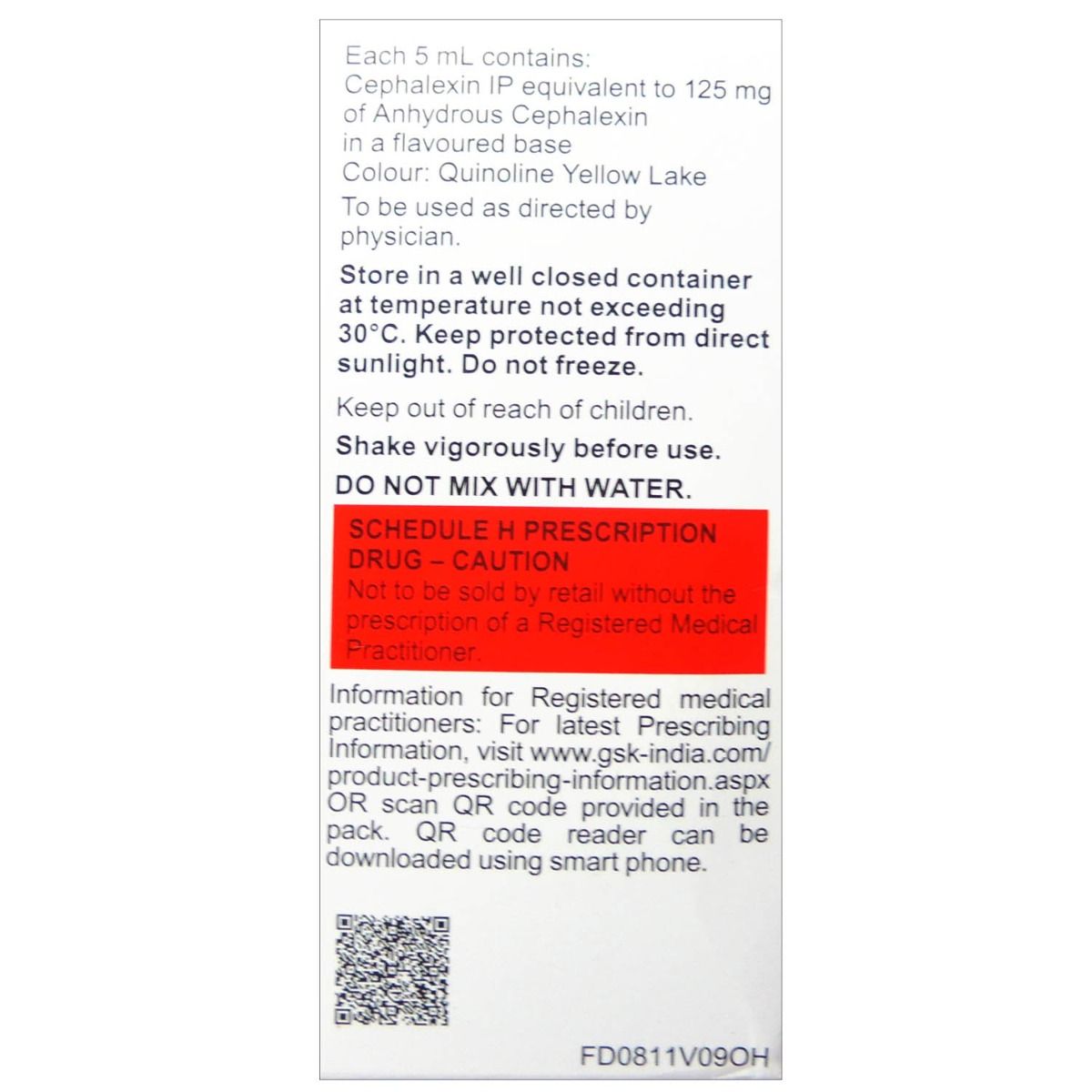 Phexin 125 mg Redimix Syrup 60 ml Price, Uses, Side Effects ...