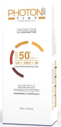 Photon 360 Tint Spf50+ Pa+++ Sunscreen Gel | Uses, Side Effects, Price ...
