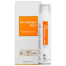 Photostable Pro+ SPF 80+ PA++++ Sunscreen Hydragel 50 gm | Uses, Side Effects, Price | Apollo ...