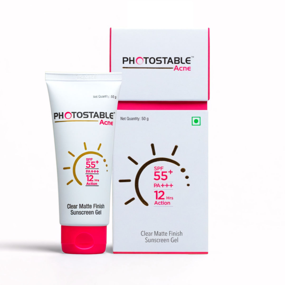 Buy Photostable Acne SPF 55+ PA+++ Clear Matte Sunscreen Gel 50 gm | 19 ...