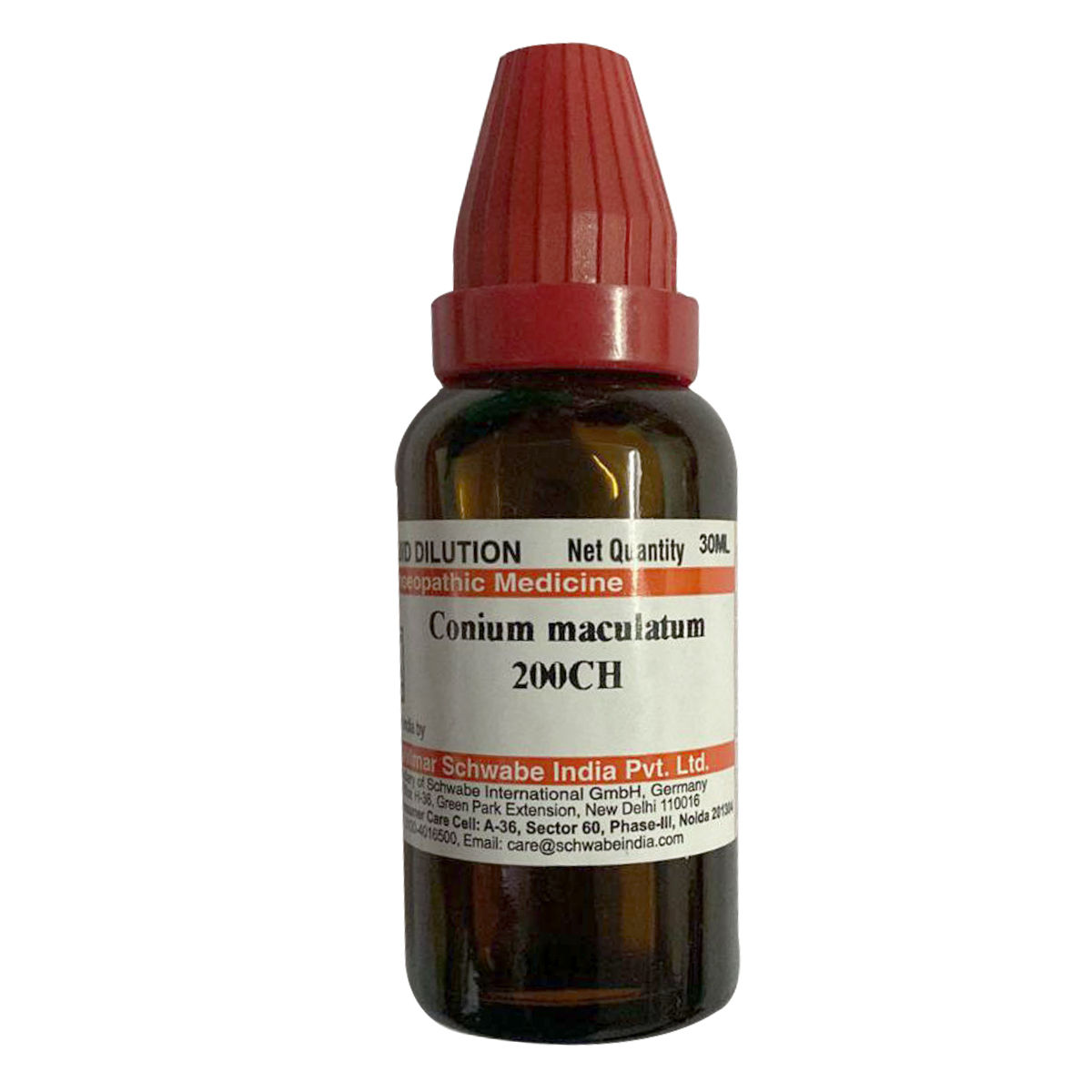 Buy Dr.Willmar Schwabe India Conium Maculatum 200 CH Dilution, 30 ml ...