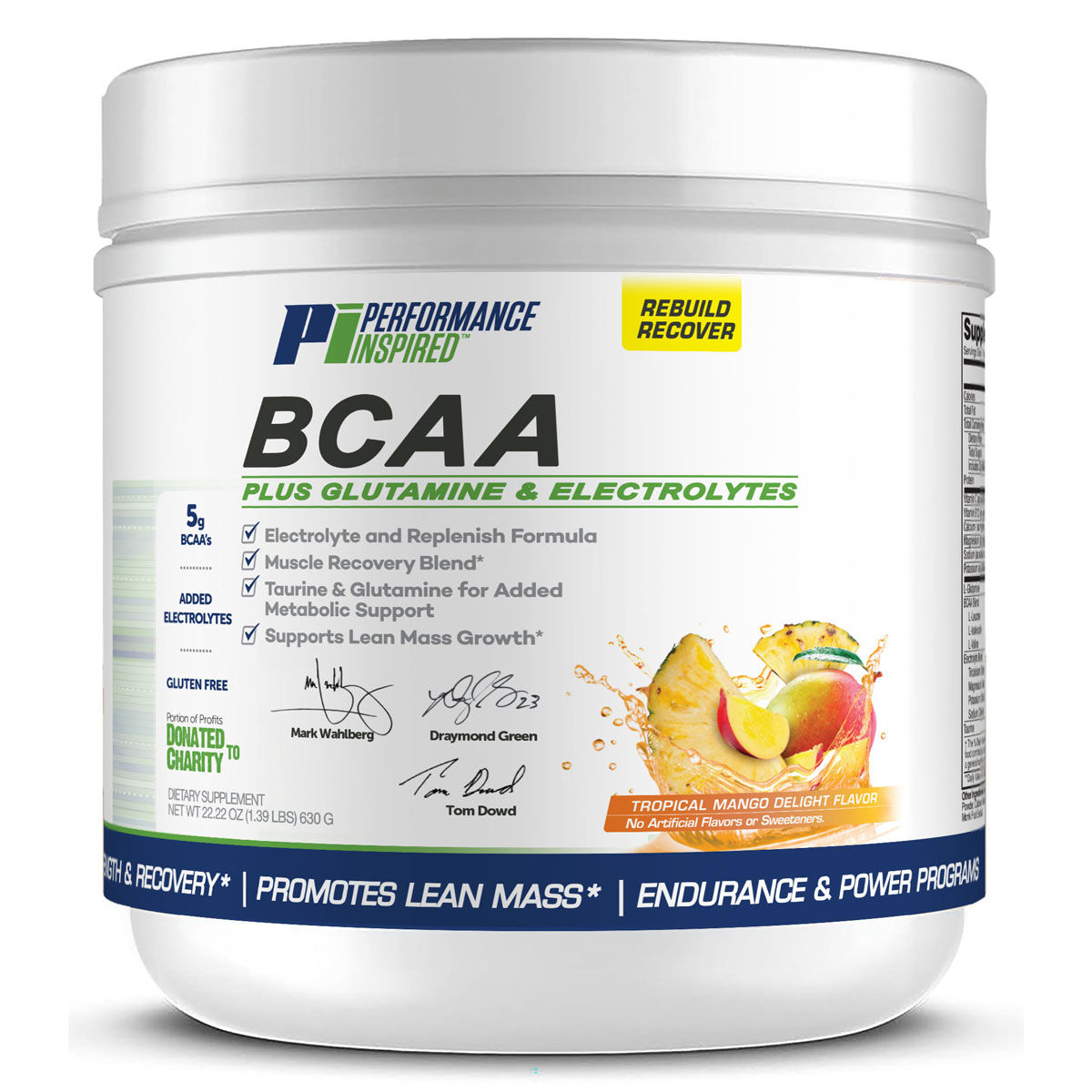 Buy Performance Inspired (PID) BCAA Tropical Mango Delight Flavour ...