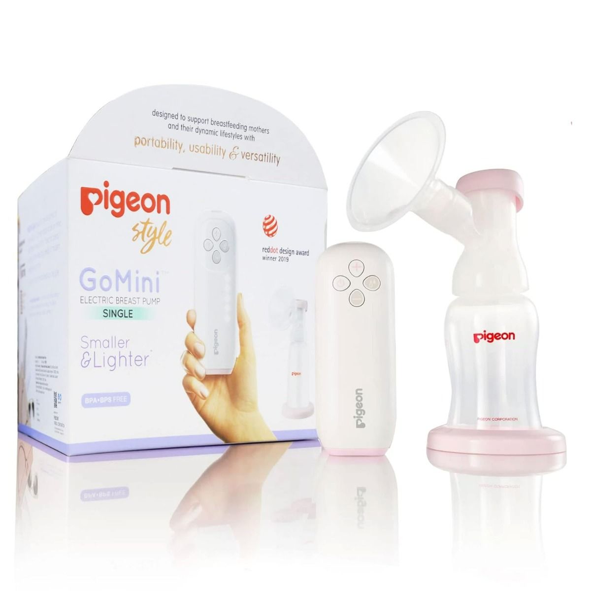 Buy Pigeon Gomini Electric Breast Pump Single 78626, 1 Count | 19 ...