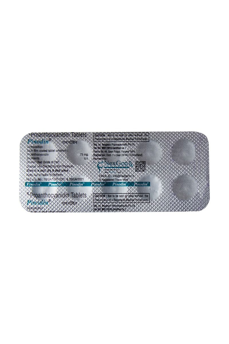 Pinodin Tablet 10's Price, Uses, Side Effects, Composition - Apollo ...