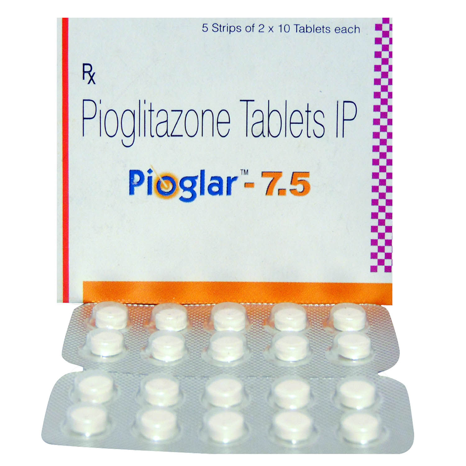 Pioglar-7.5 Tablet | Uses, Side Effects, Price | Apollo Pharmacy