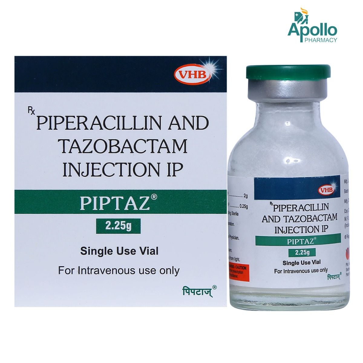 Piptaz 2.25 gm Injection 1's | Uses, Side Effects, Price | Apollo Pharmacy