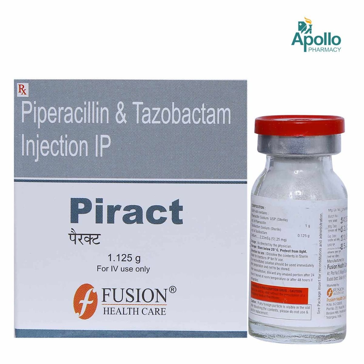 PIRACT INJECTION 1.125GM Price, Uses, Side Effects, Composition ...
