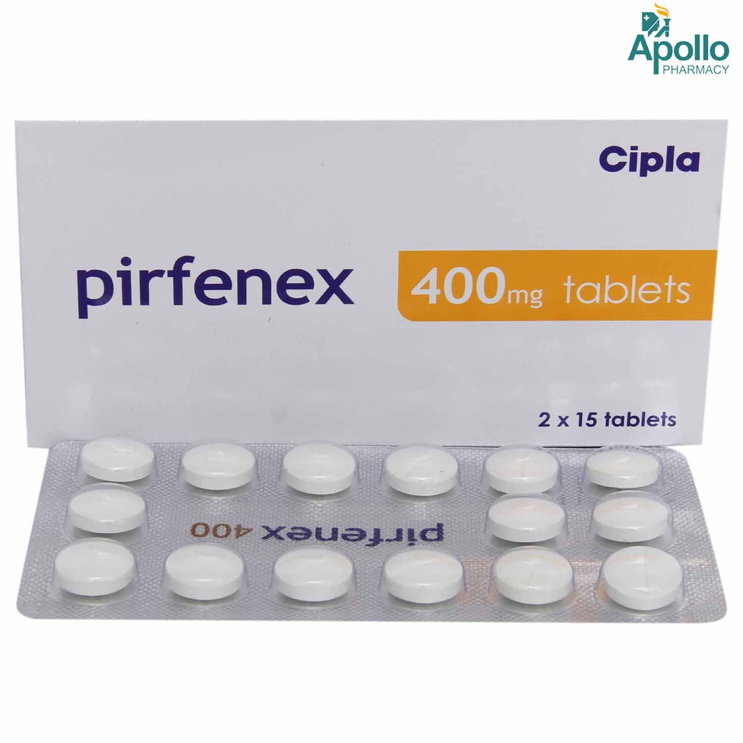 Pirfenex 400 mg Tablet 15's Price, Uses, Side Effects, Composition ...