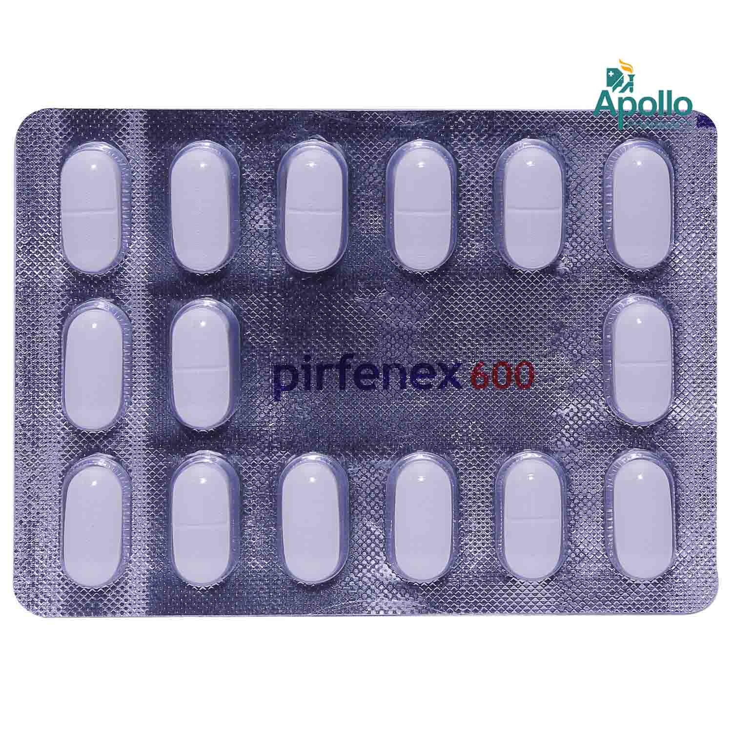 Pirfenex 600 mg Tablet 15's Price, Uses, Side Effects, Composition ...