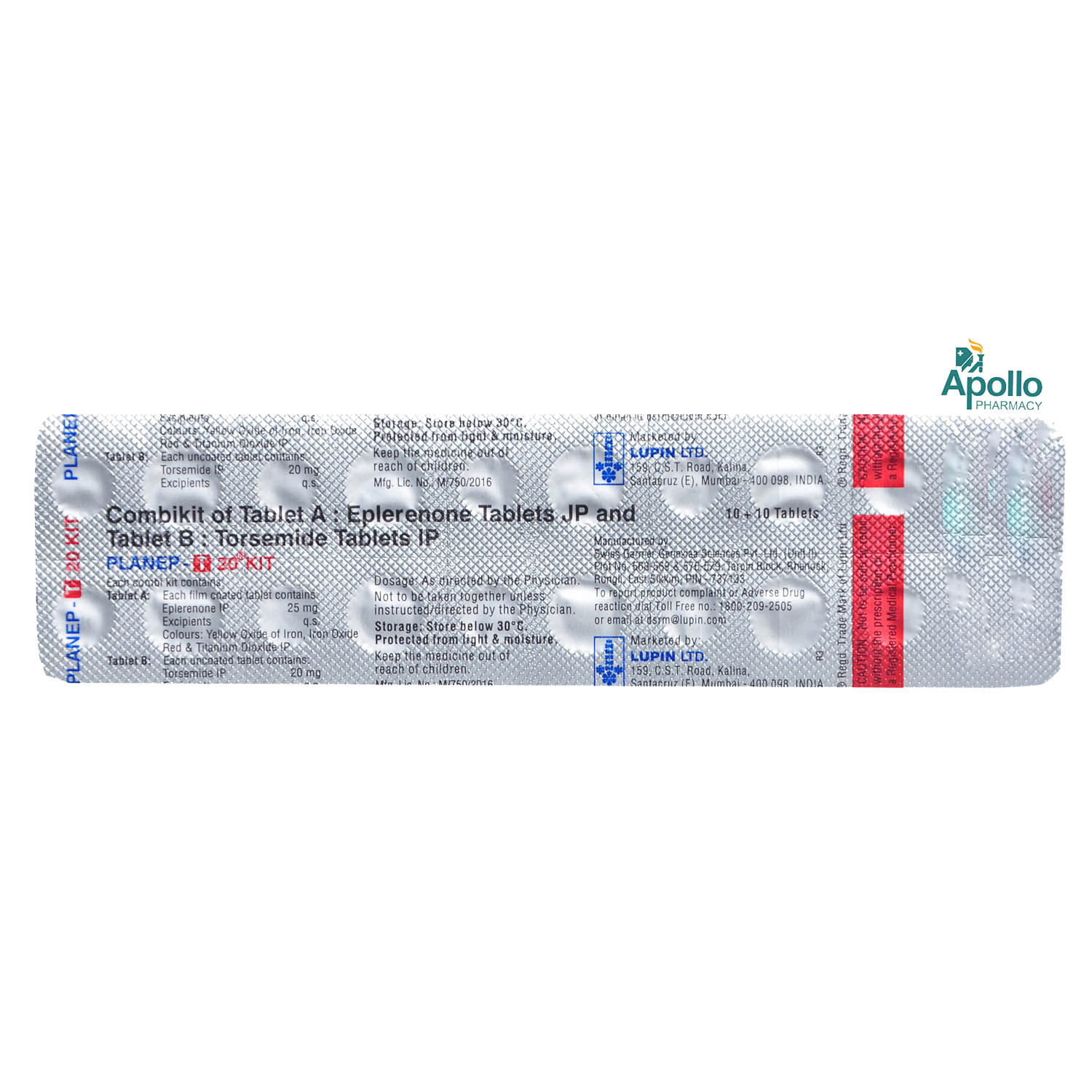 Planep T 20 mg Tablet 10's Price, Uses, Side Effects, Composition ...