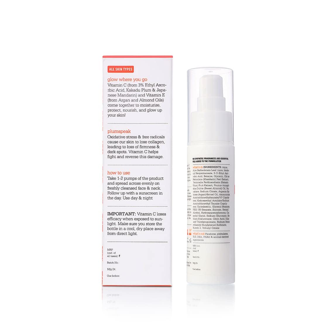 Plum 3% Vitamin C Moisturizer with Mandarin, 50 ml Price, Uses, Side ...