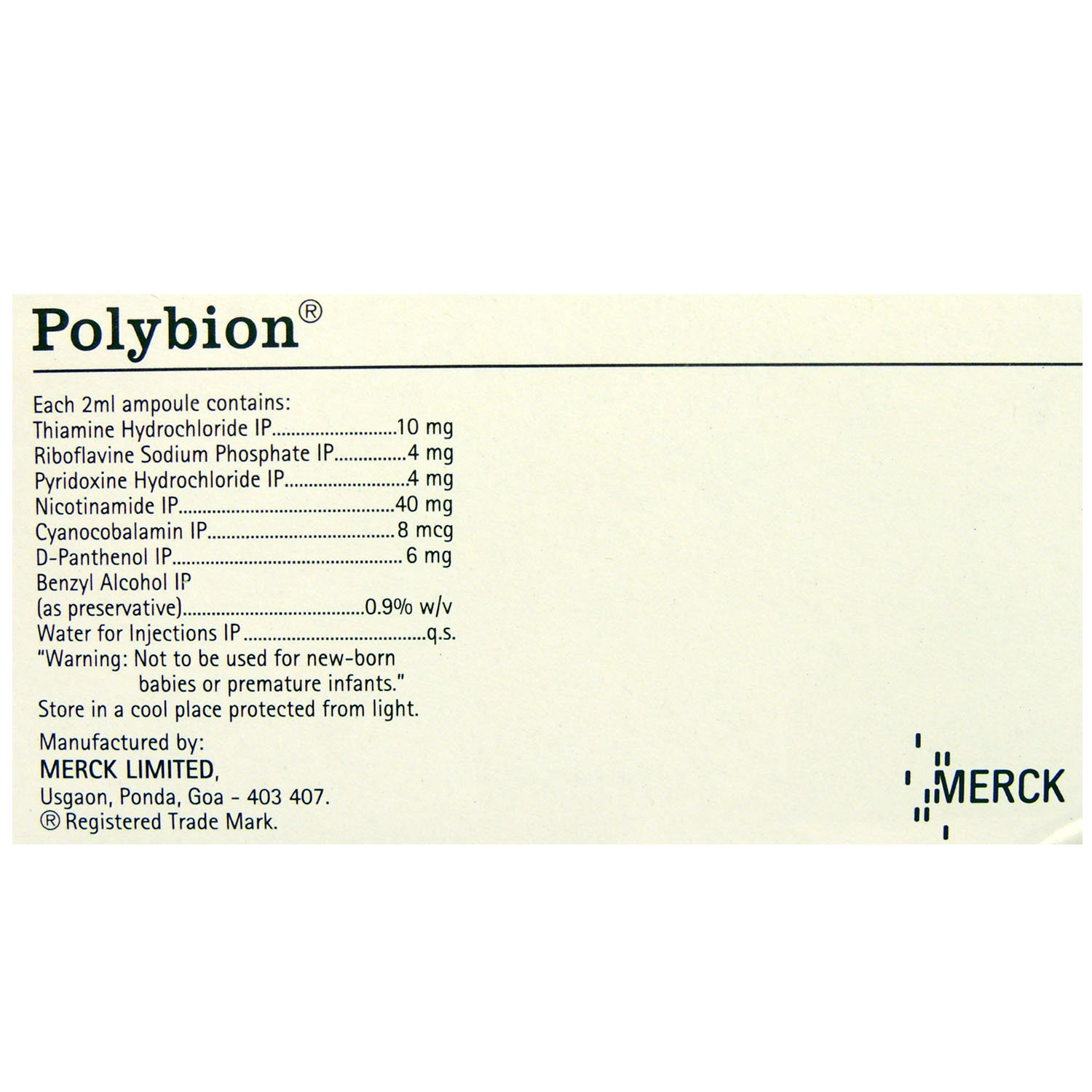 Polybion Injection 5 x 2 ml | Uses, Side Effects, Price | Apollo Pharmacy