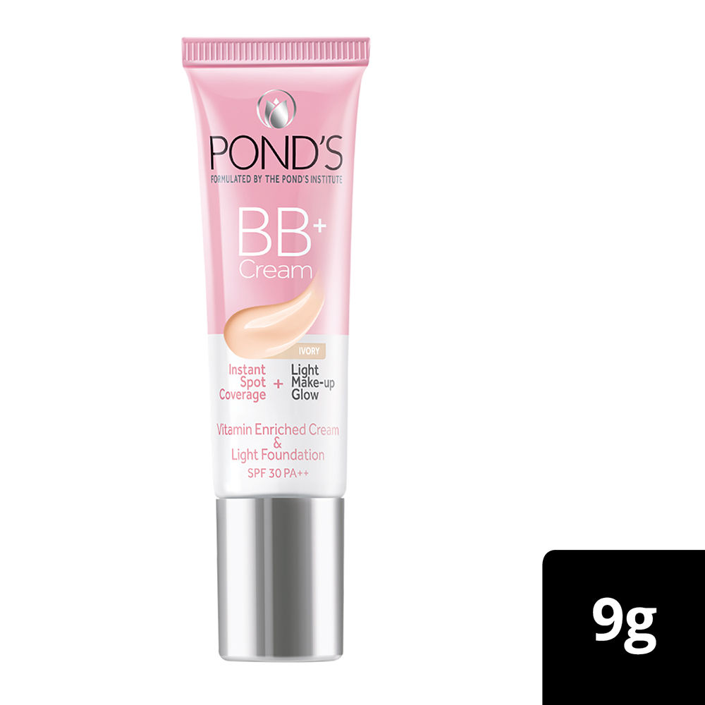 Ponds BB+ SPF 30 PA++ Ivory Cream, 9 gm Price, Uses, Side Effects ...