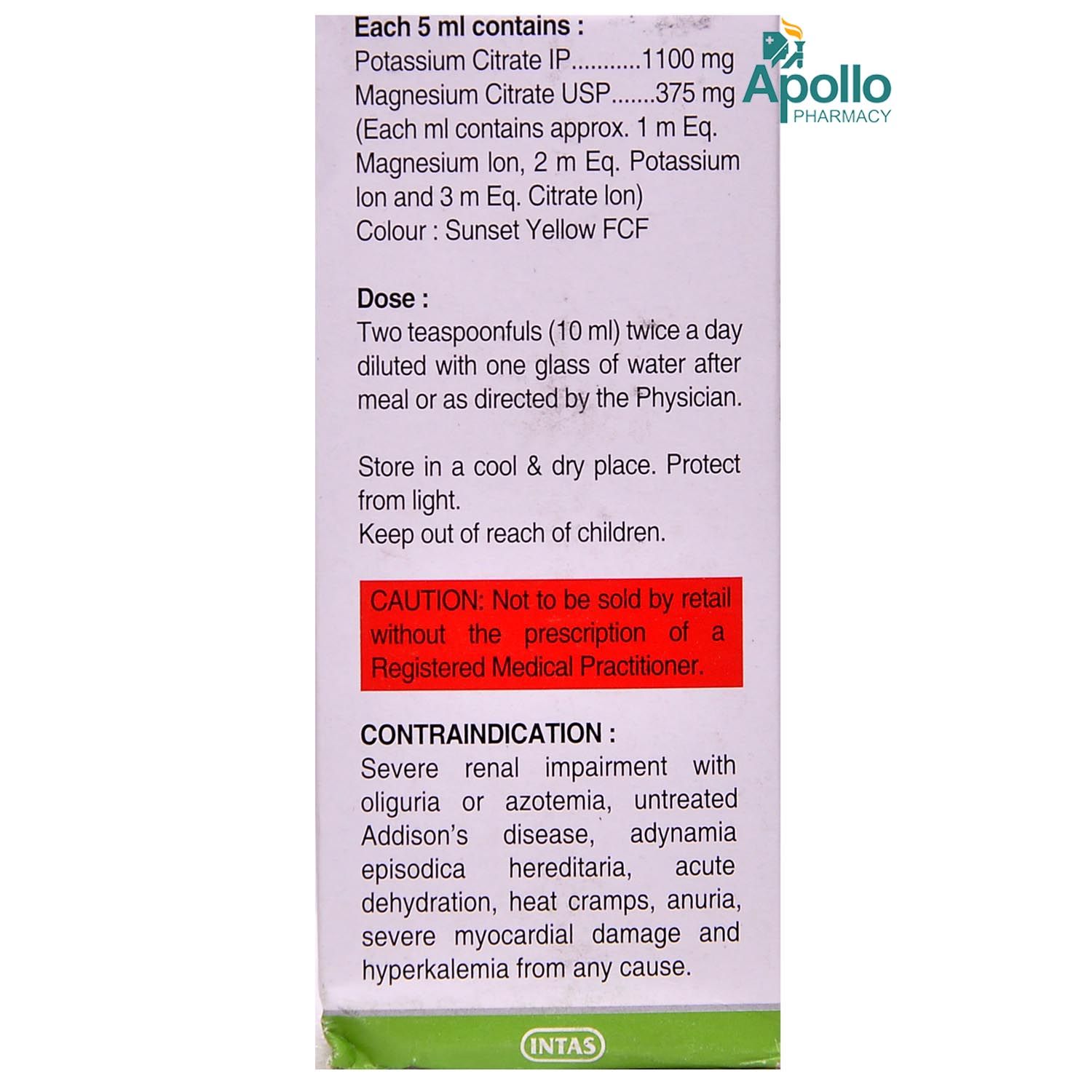 Potrate-M Oral Solution | Uses, Side Effects, Price | Apollo Pharmacy