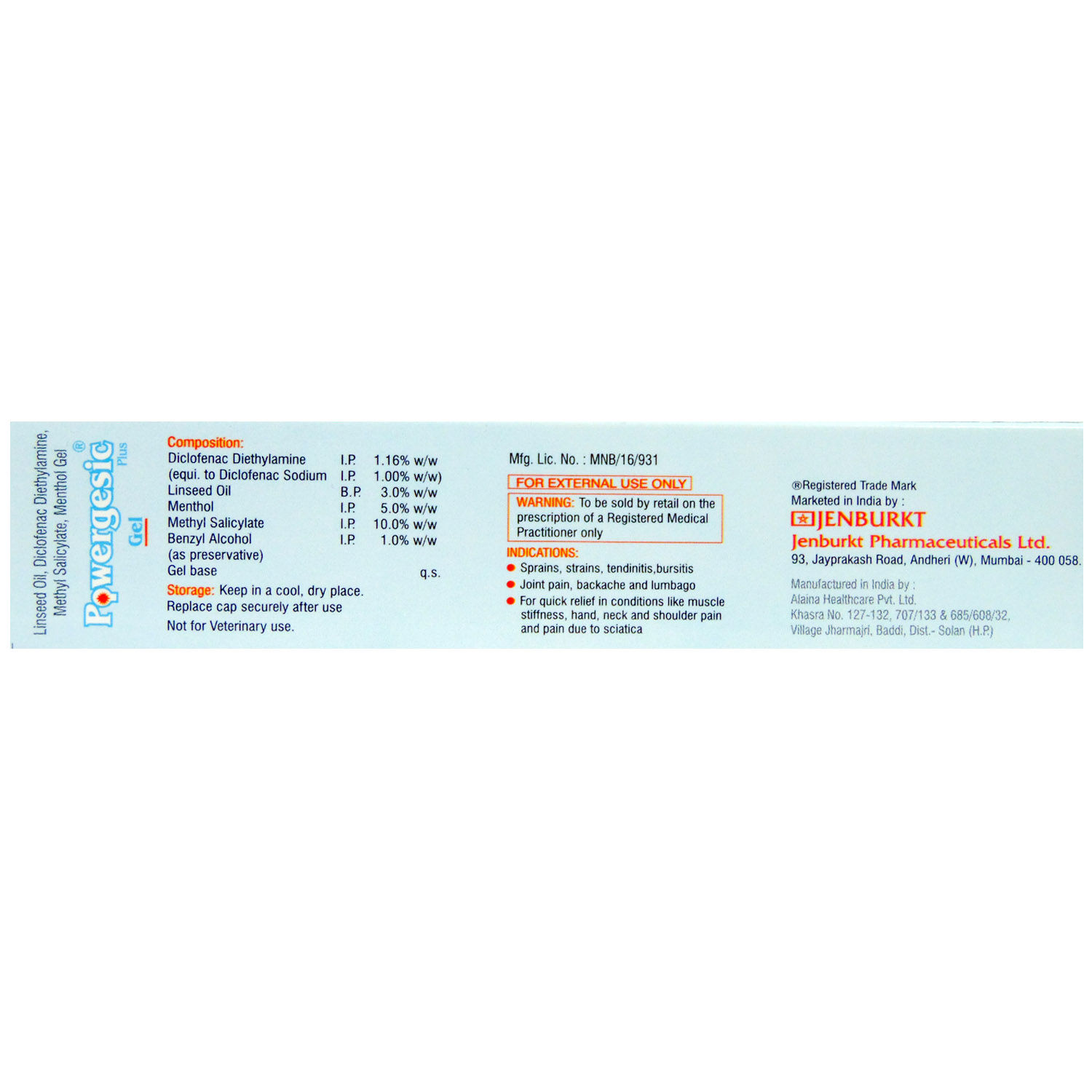 Buy Powergesic Plus Gel | 19 Minutes Delivery | Apollo Pharmacy
