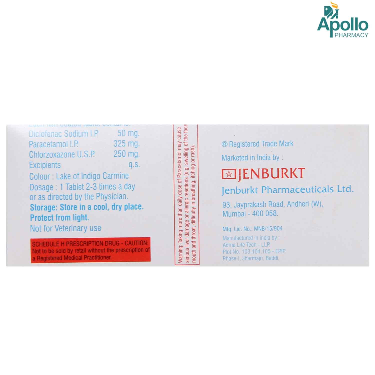 Powergesic Tablet 10's Price, Uses, Side Effects, Composition - Apollo ...