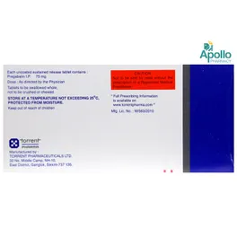 Pregalin SR 75 Tablet | Uses, Side Effects, Price | Apollo Pharmacy