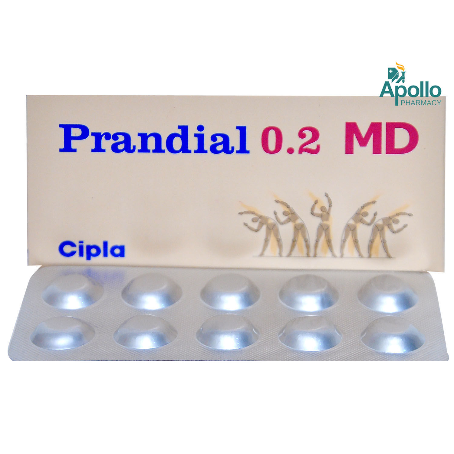Prandial 0.2 MD Tablet 10's Price, Uses, Side Effects, Composition ...