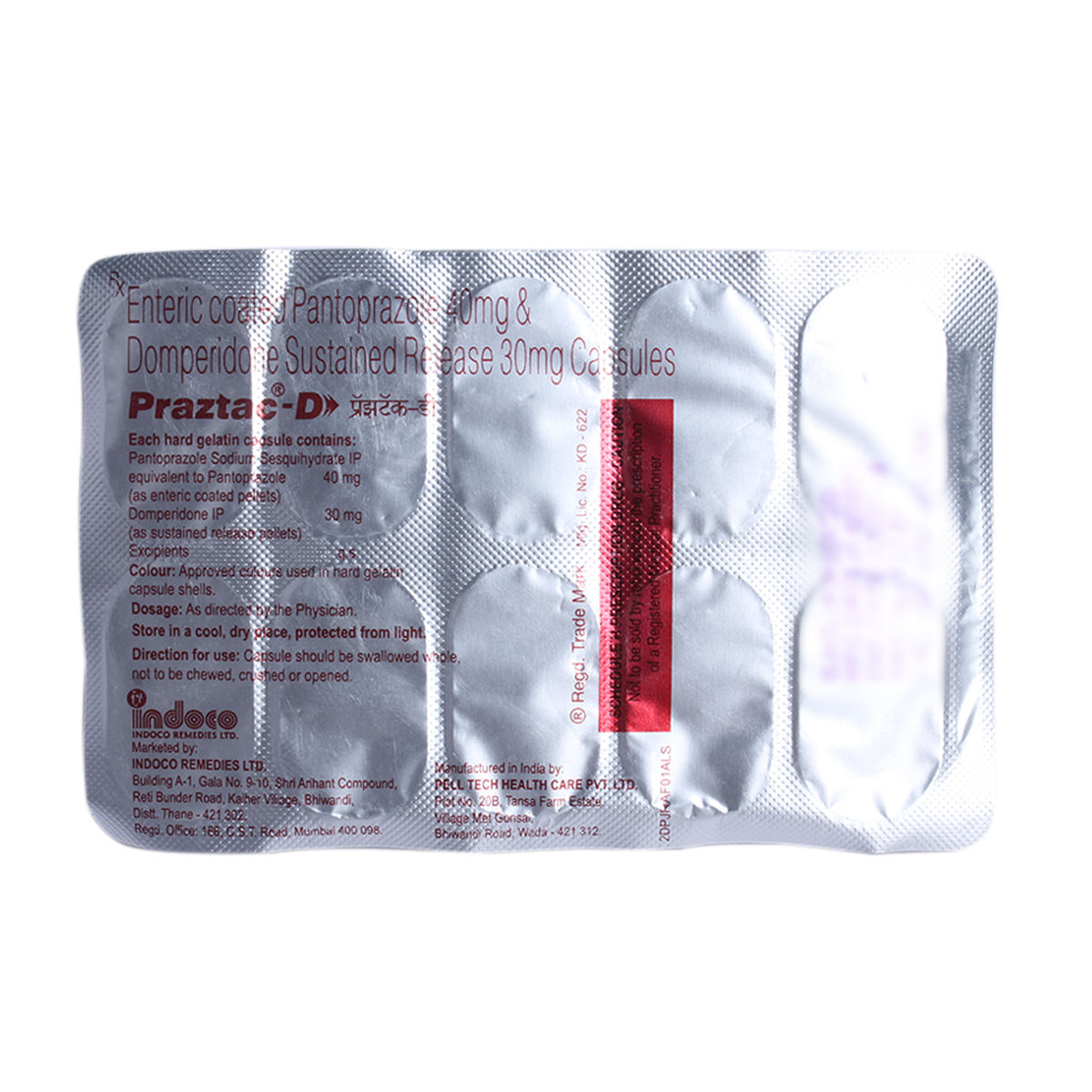 Praztac D Capsule | Uses, Side Effects, Price | Apollo Pharmacy