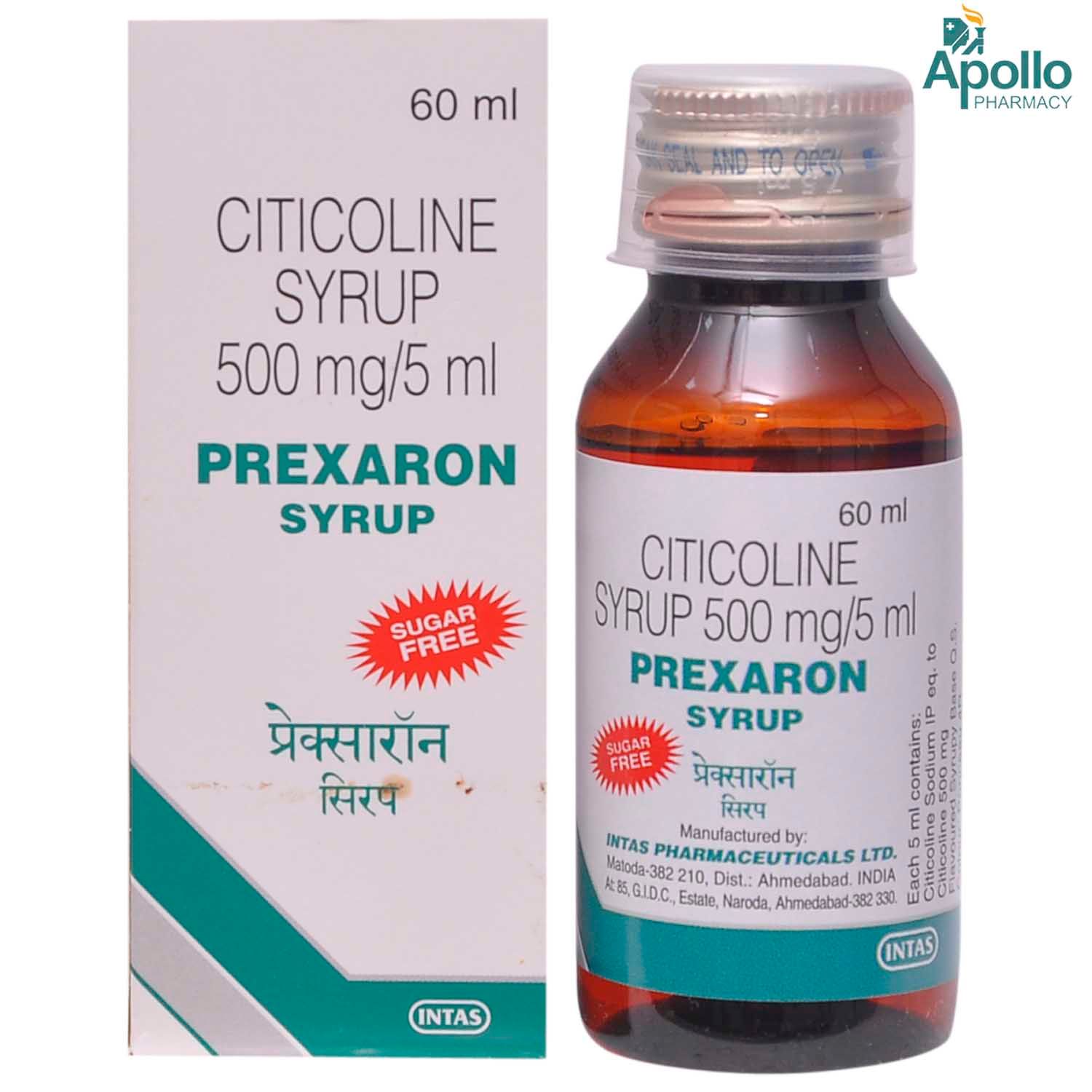 Prexaron Sugar Free Syrup 60 ml Price, Uses, Side Effects, Composition ...