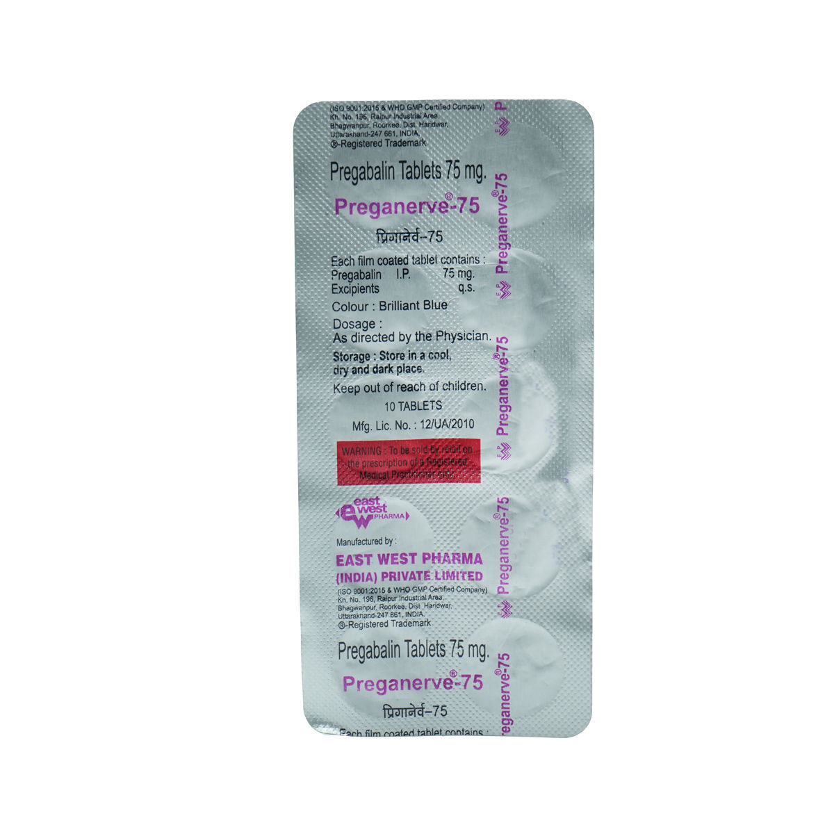 Preganerve-75 Capsule | Uses, Side Effects, Price | Apollo Pharmacy