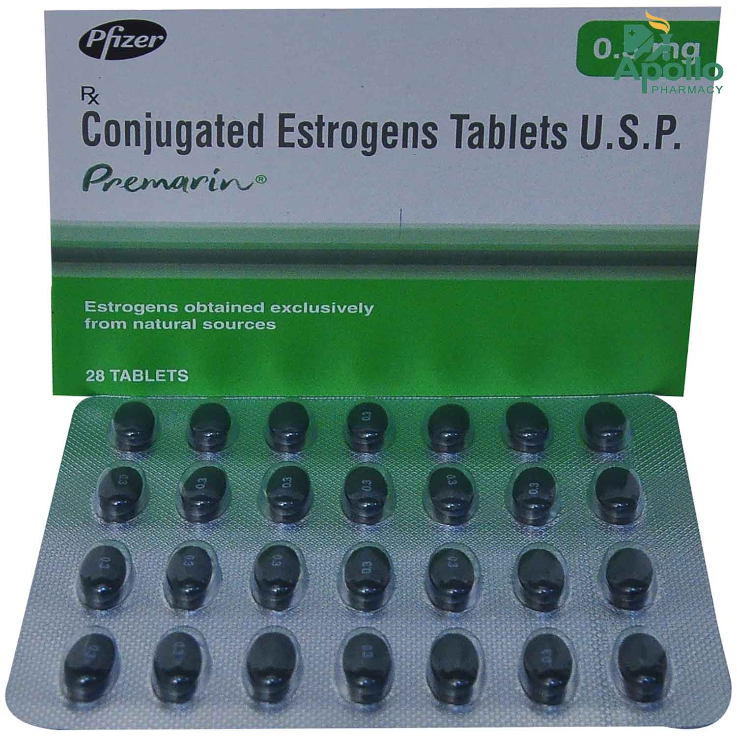 Premarin 0.3 Tablet 28's Price, Uses, Side Effects, Composition ...