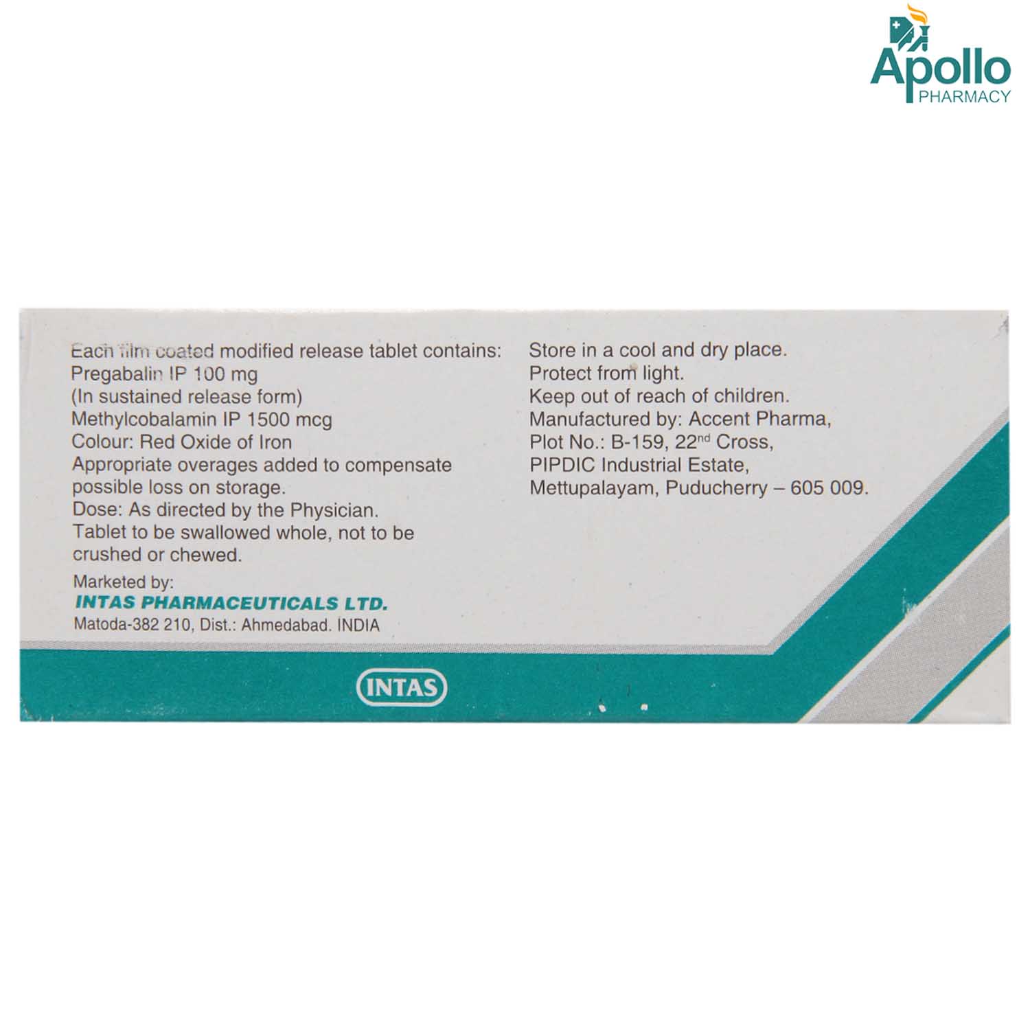 Pregabid M OD 100 Tablet 10's Price, Uses, Side Effects, Composition ...